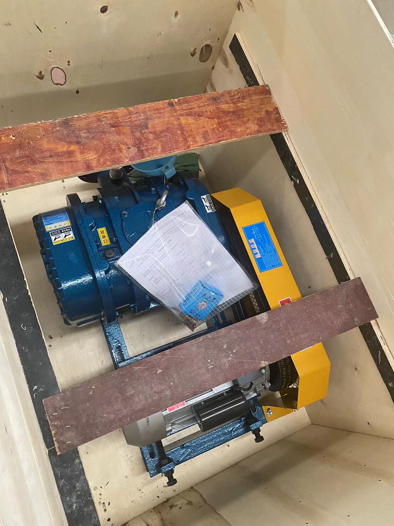 Shipment of a Roots Blower to Mauritius with Thorough Testing